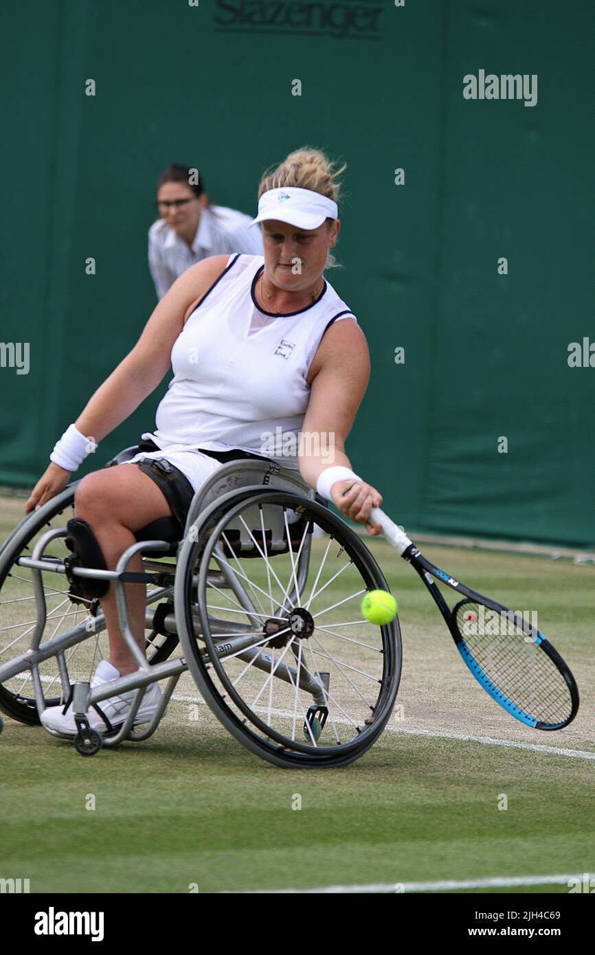 Aniek Van Koot of the Netherlands is a Dutch tennis player playing in ...