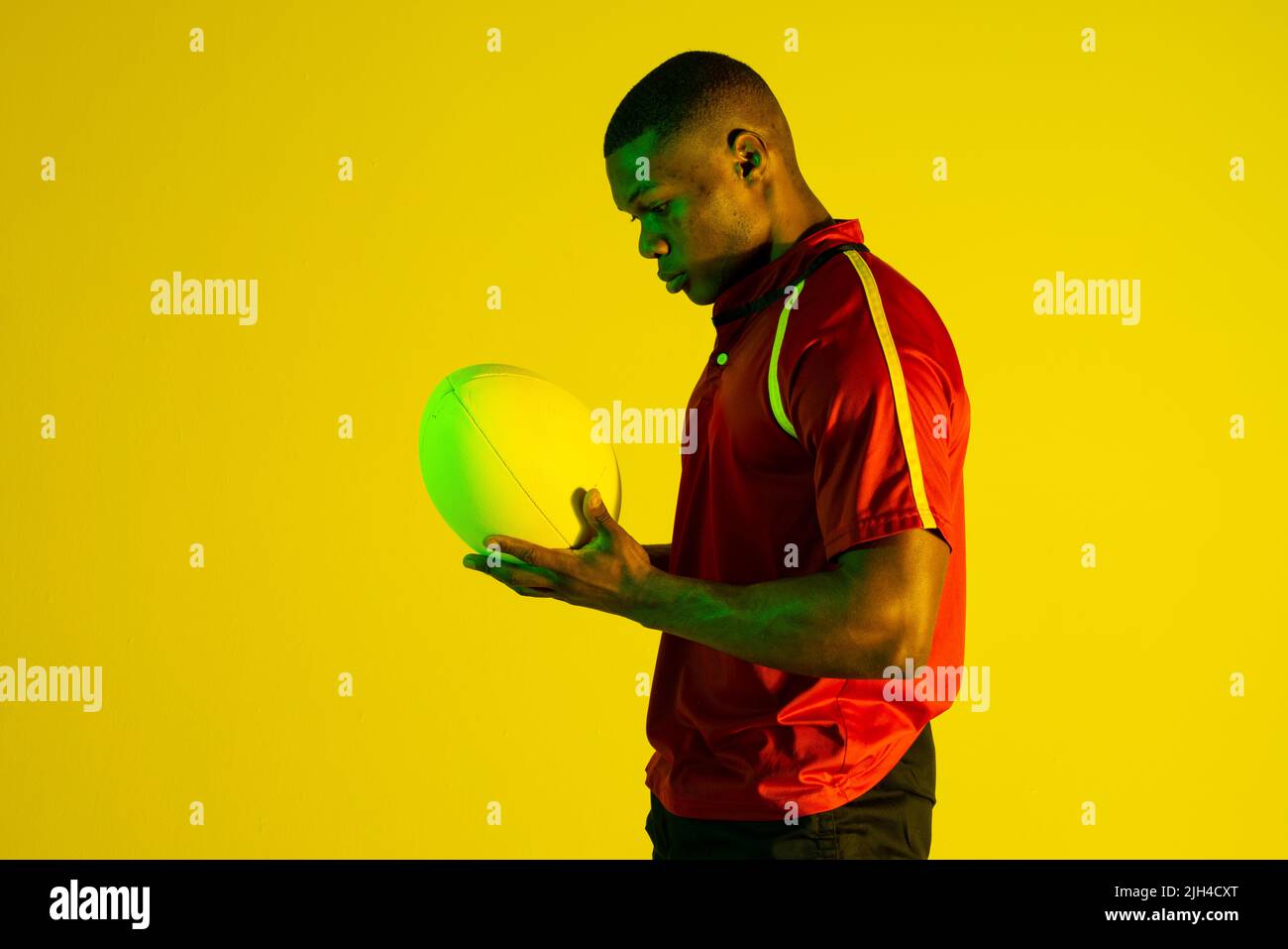 African american rugby player hi-res stock photography and images - Alamy
