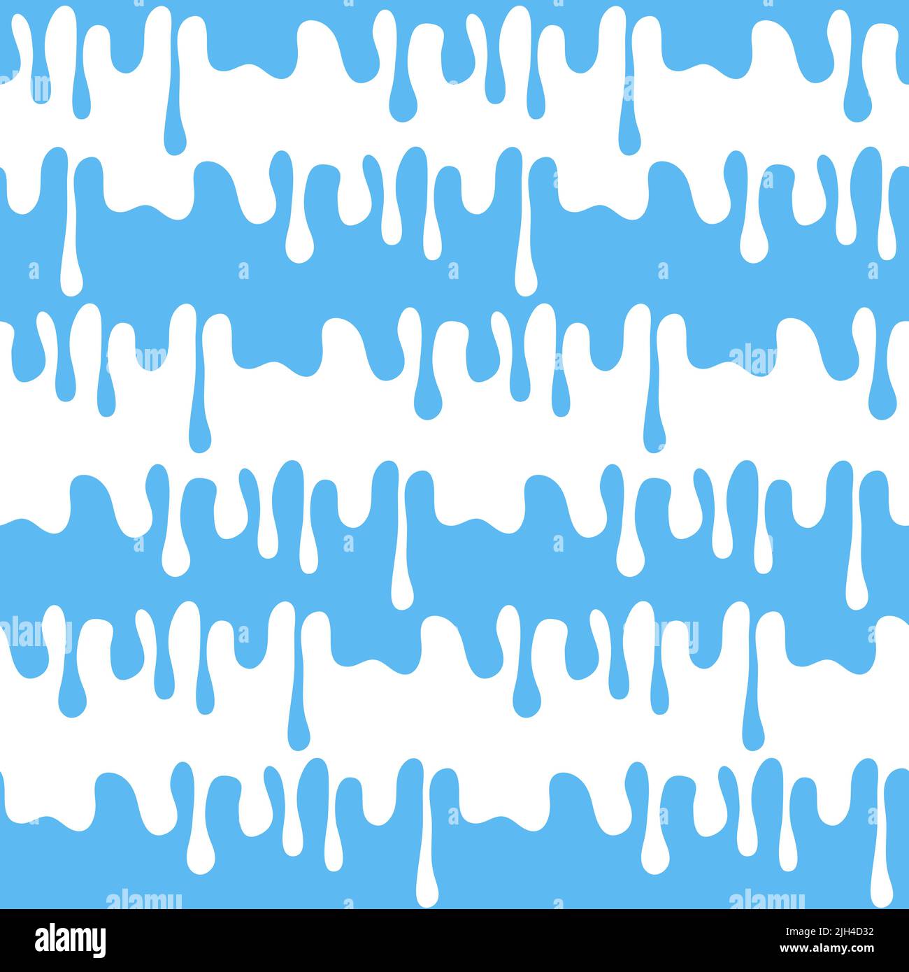 Drop drip sauce syrup blue white abstract seamless pattern for design ...