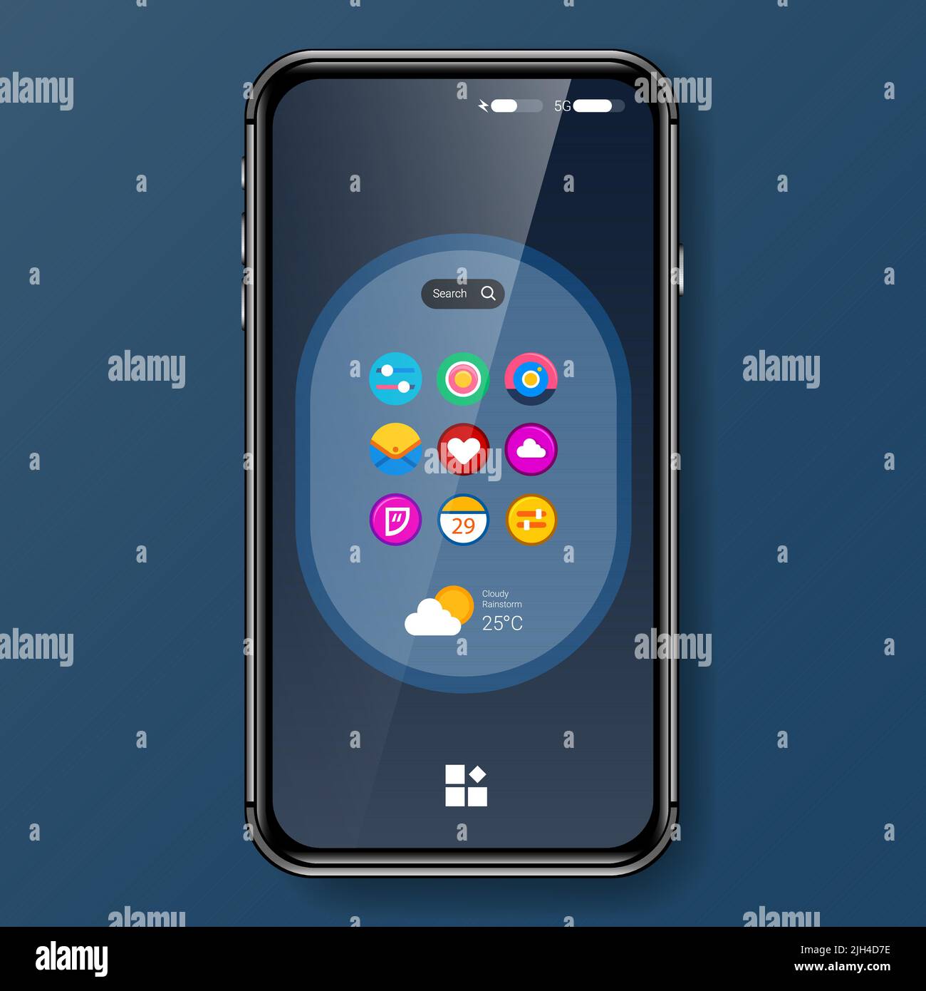Samsung mobile apps Stock Vector Images - Alamy