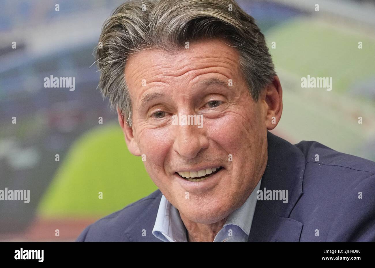 Eugene, USA. 15th July, 2022. Sebastian Coe, president of the ...