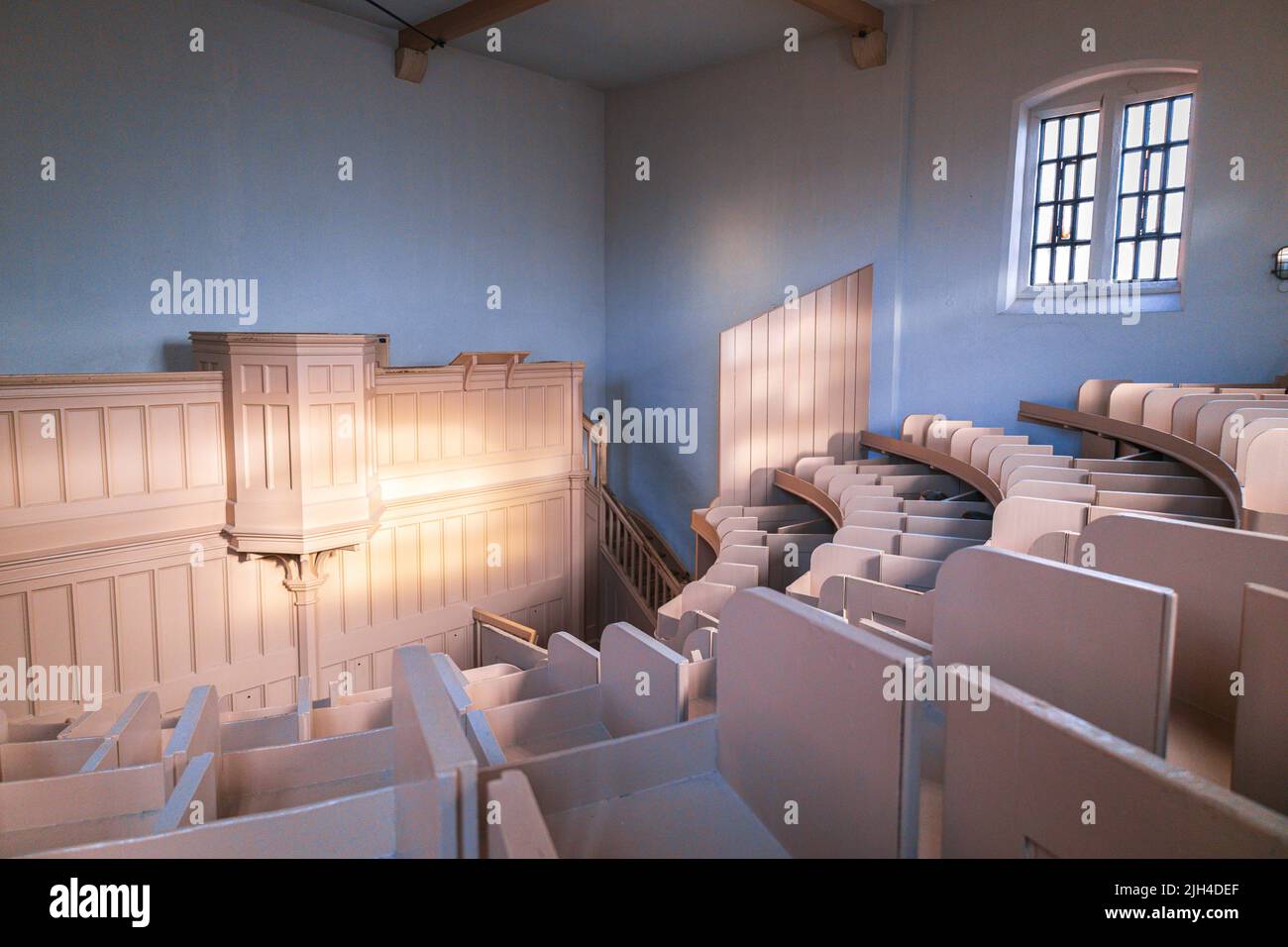 A very old Victorian style court room and also religious gathering room ...