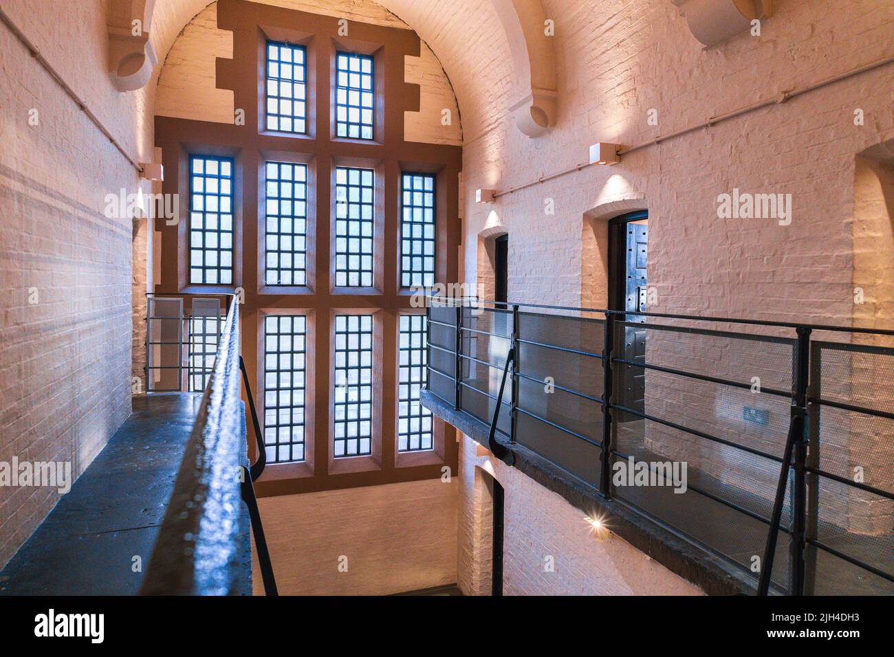 A victorian style prison, in Lincoln, which once housed some of Britain ...