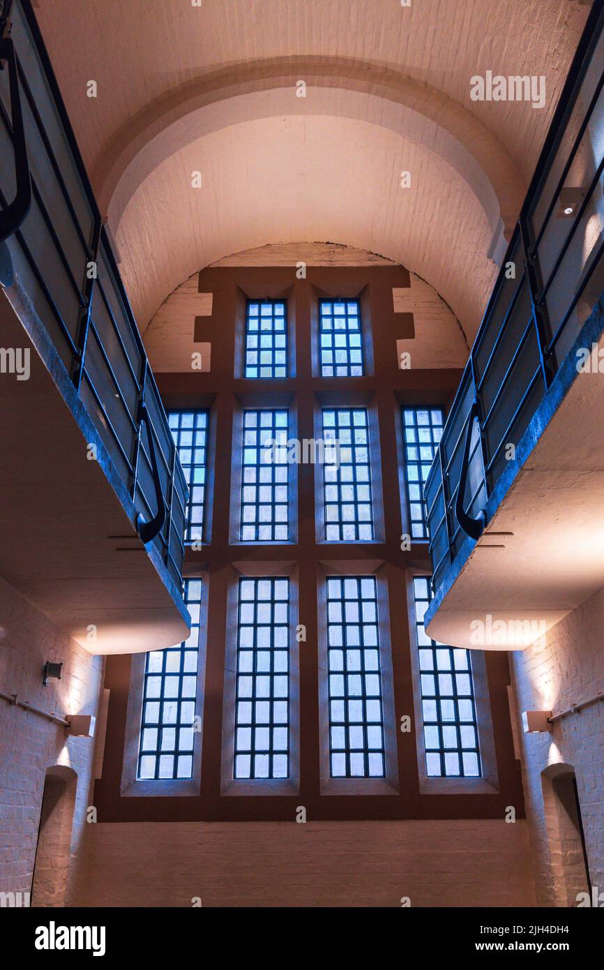 Victorian style windows, in a British Prison, where some of the most ...