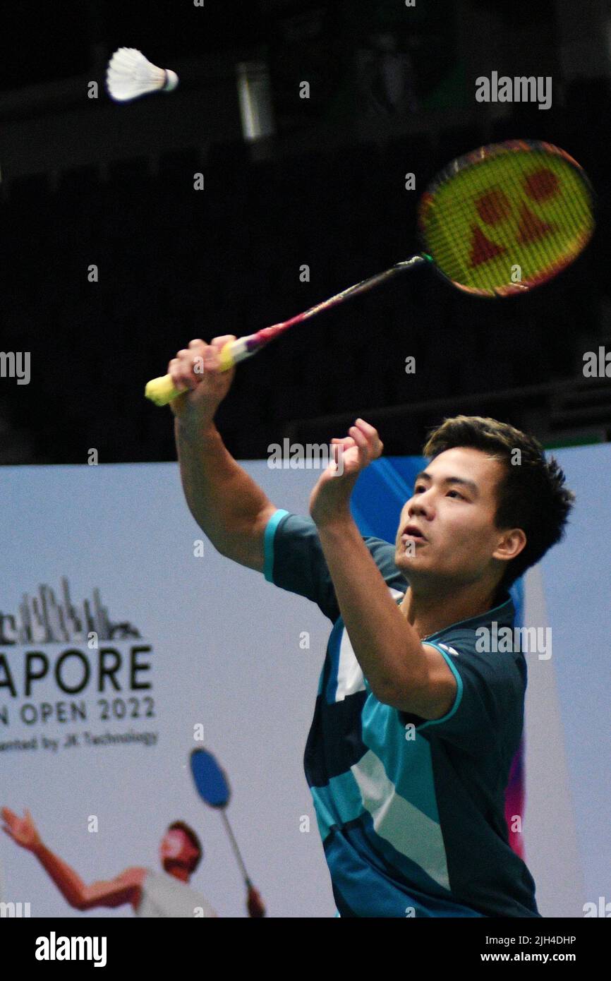 Singapore. 15th July, 2022. Nhat Nguyen competes during the men's ...