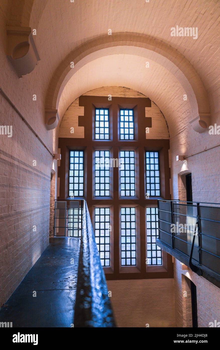 A victorian style prison, in Lincoln, which once housed some of Britain ...