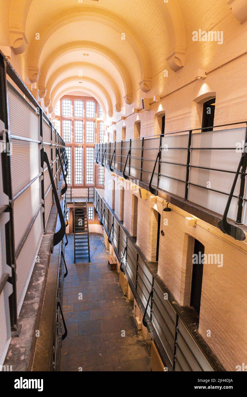 A victorian style prison, in Lincoln, which once housed some of Britain ...