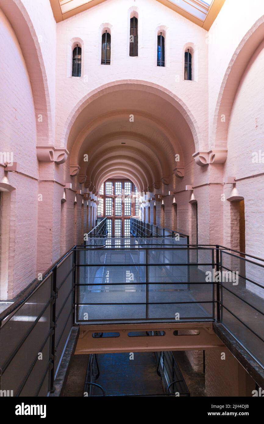 A victorian style prison, in Lincoln, which once housed some of Britain ...