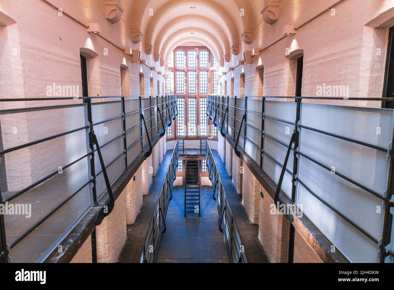 A victorian style prison, in Lincoln, which once housed some of Britain ...