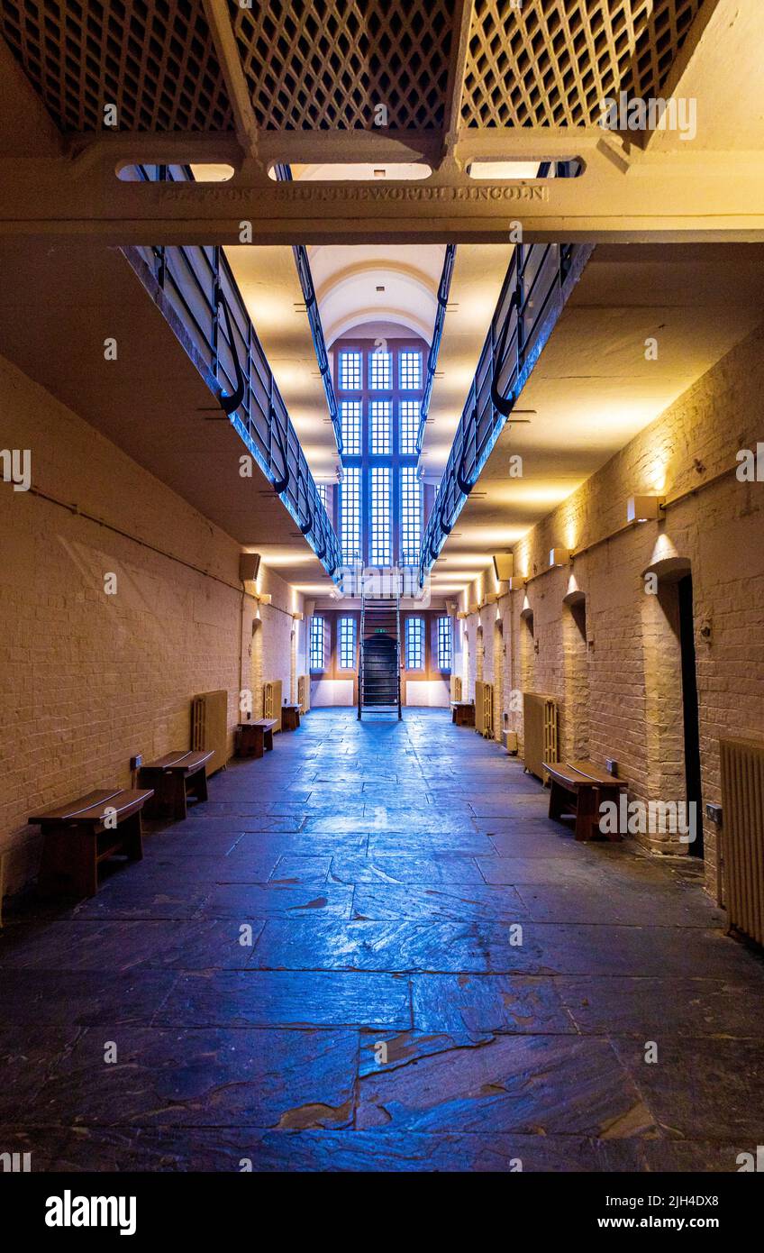 A victorian style prison, in Lincoln, which once housed some of Britain ...