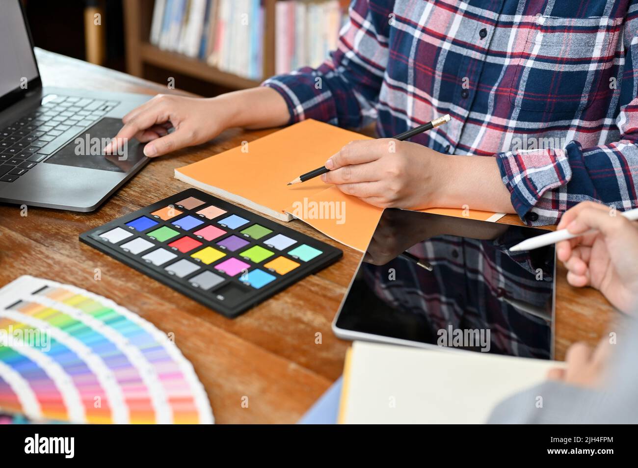 A group of professional web developer and graphic designer working ...