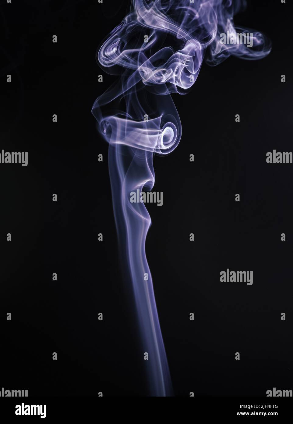 Abstract wisp background. blue smoke spiraled. Fiery steam. Vapor flow ...