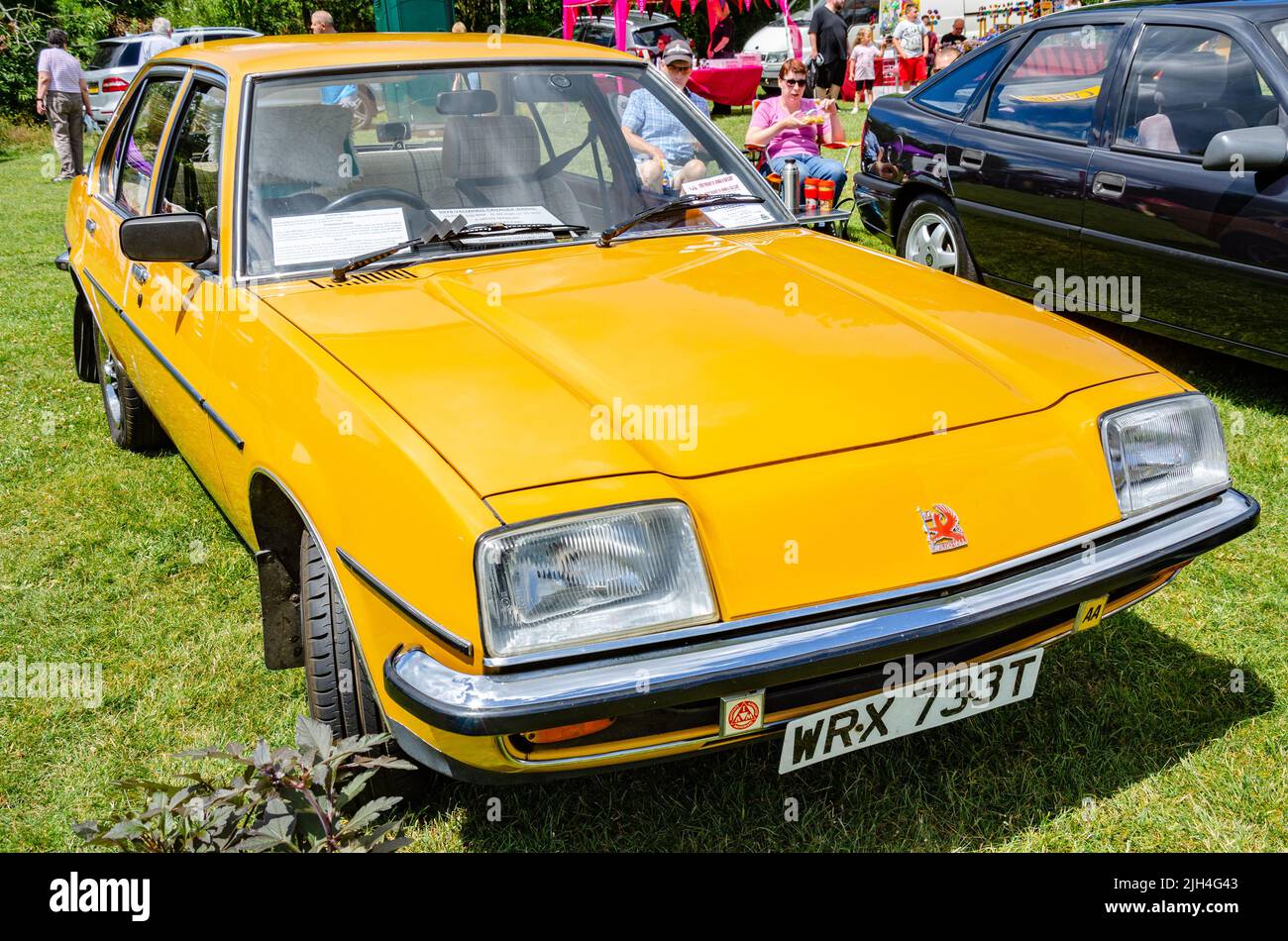 Front view of a 1978 Mark 1 Vauxhall Cavalier 2000GL in yellow at The ...