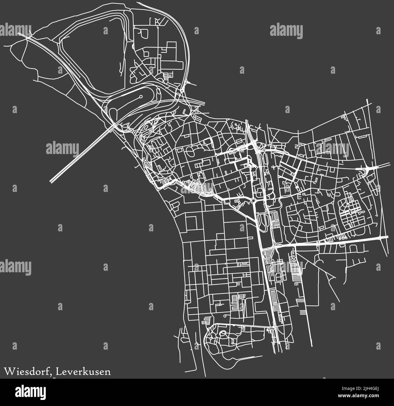 Leverkusen map Stock Vector Images - Alamy