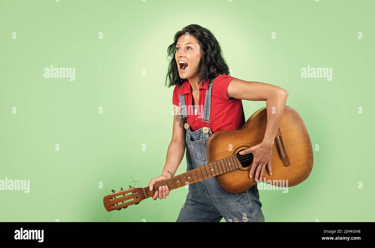 Let the Music Speak. music concept. Singing Songs. talented musician ...