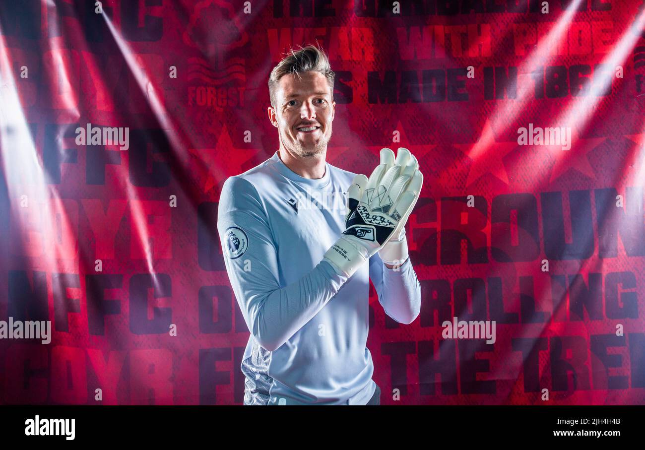 Wayne Hennessey signs for Nottingham Forest from Burnley Stock Photo ...