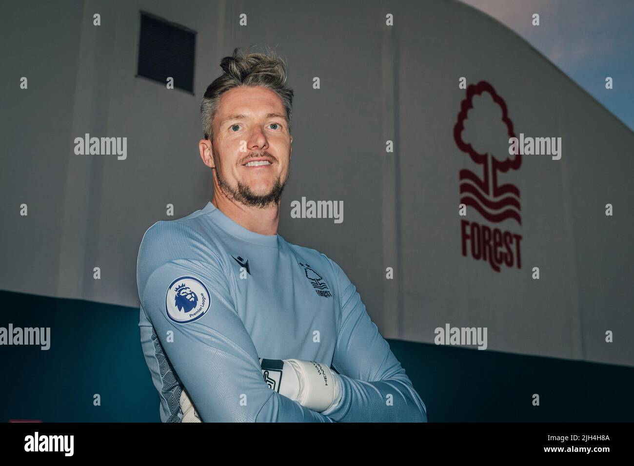 Wayne Hennessey signs for Nottingham Forest from Burnley Stock Photo ...