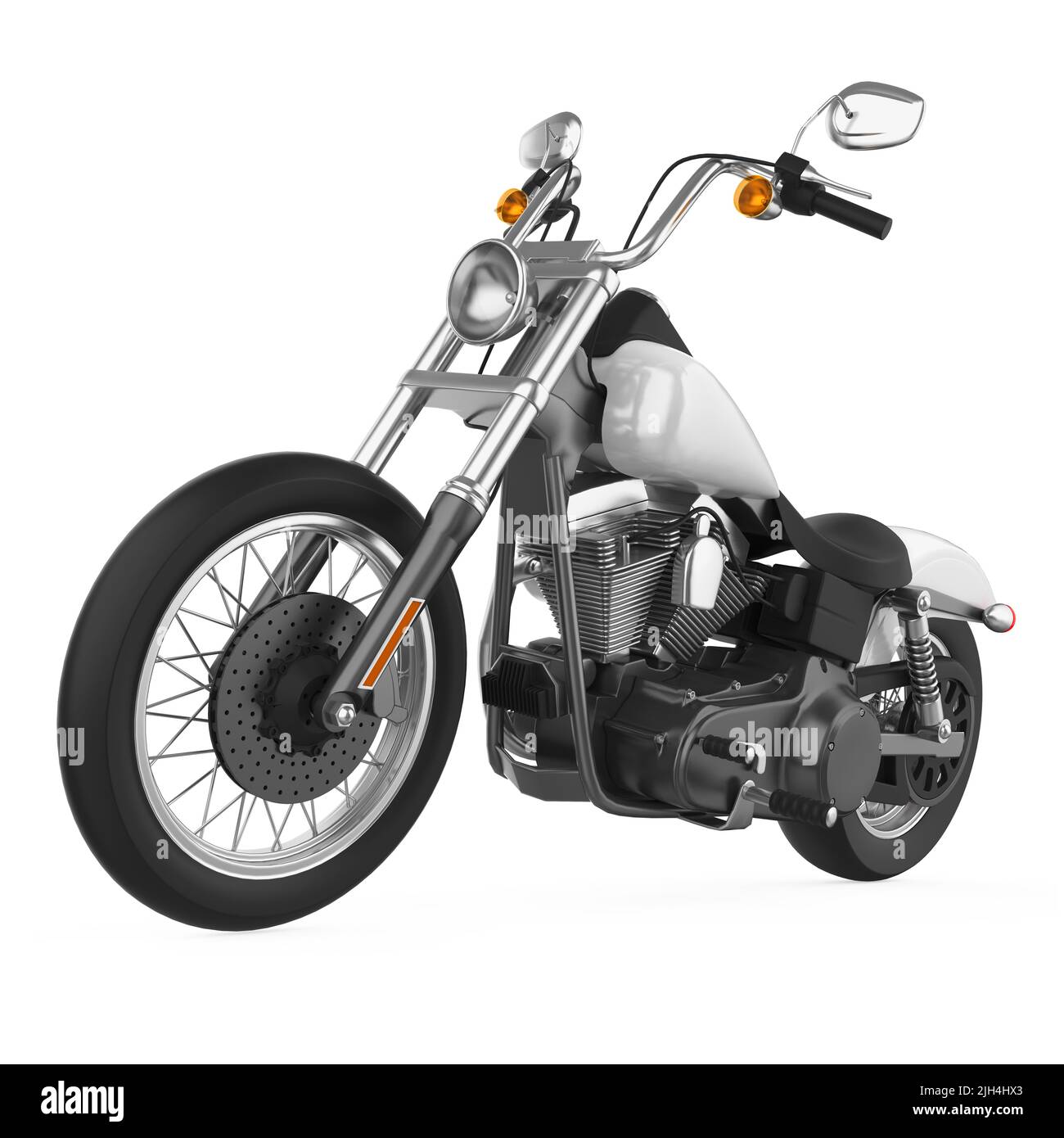 Motorcycle isolated on white background Stock Photo - Alamy