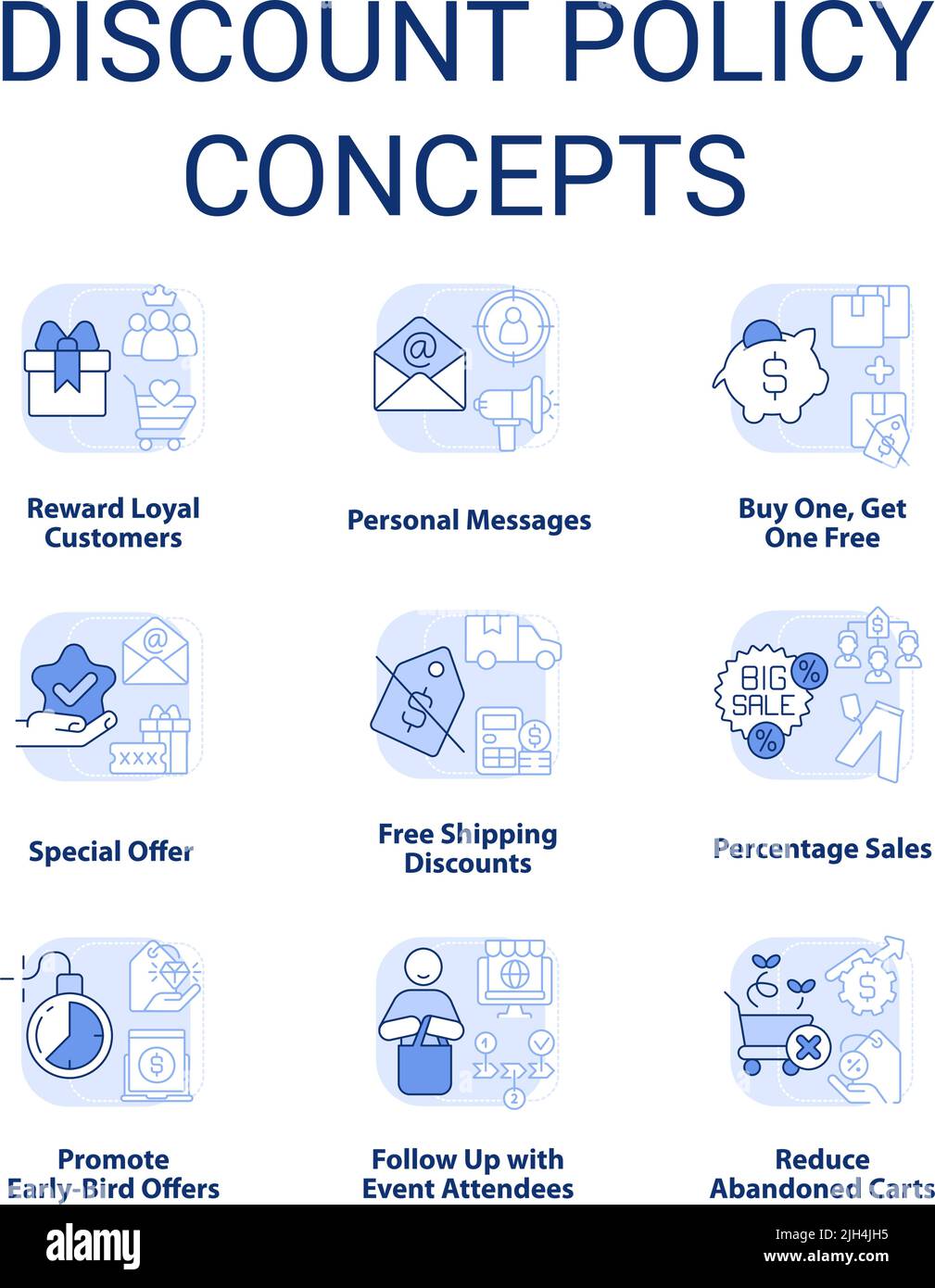 Policy icons pack Stock Vector Images - Alamy