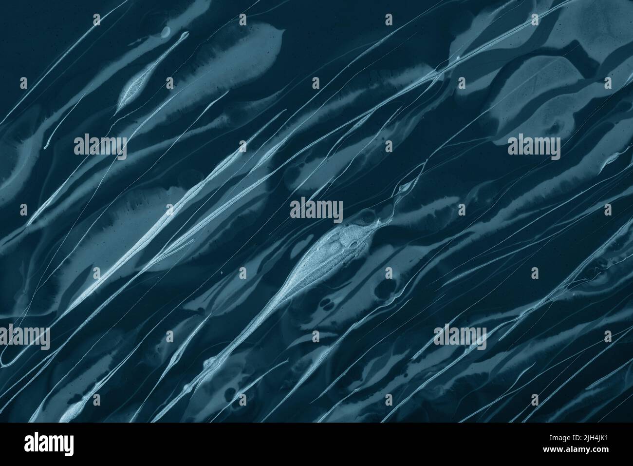 Abstract fluid art background navy blue colors. Liquid marble. Acrylic ...