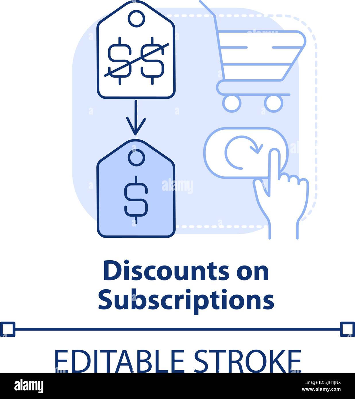 Discounts on subscriptions light blue concept icon Stock Vector Image ... Discounts on subscriptions light blue concept icon Stock Vector Image ...