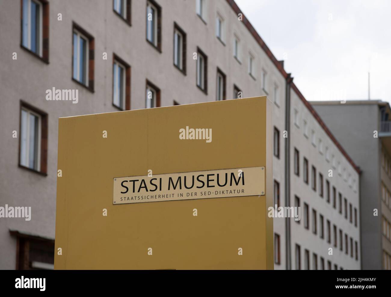 Berlin, Germany. 06th June, 2022. "Stasi Museum" is written on the ...