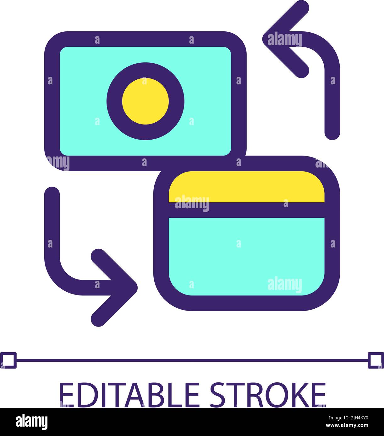 Banks app Stock Vector Images - Alamy