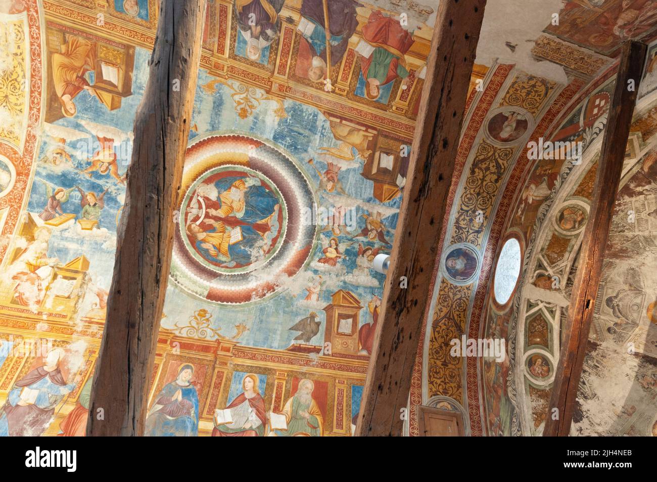 Italy, Lombardy, Valtellina, Bormio, Santo Spirito Church Stock Photo ...