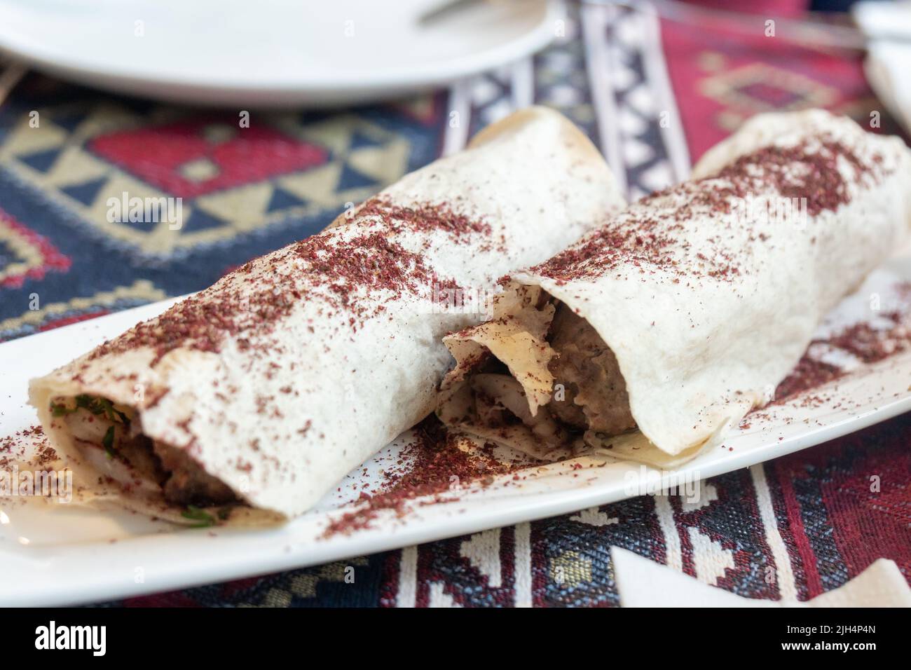 Kebab. Traditional middle eastern, arabic or mediterranean meat kebab ...