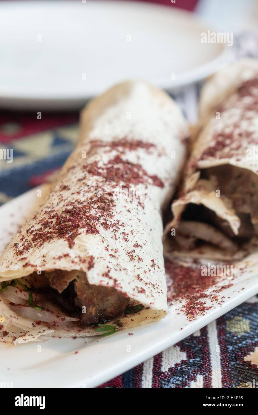 Kebab. Traditional middle eastern, arabic or mediterranean meat kebab ...