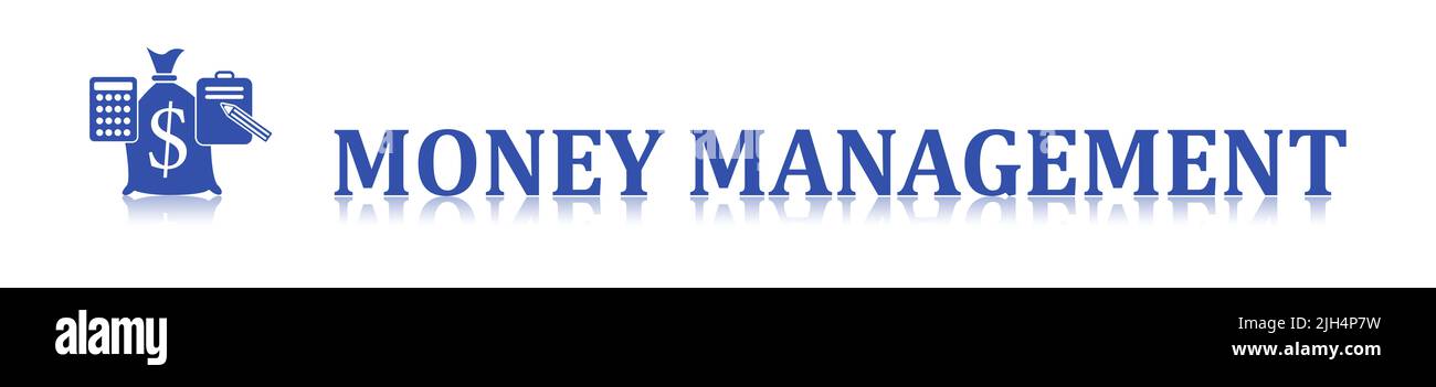 Illustration of a money management concept Stock Photo - Alamy
