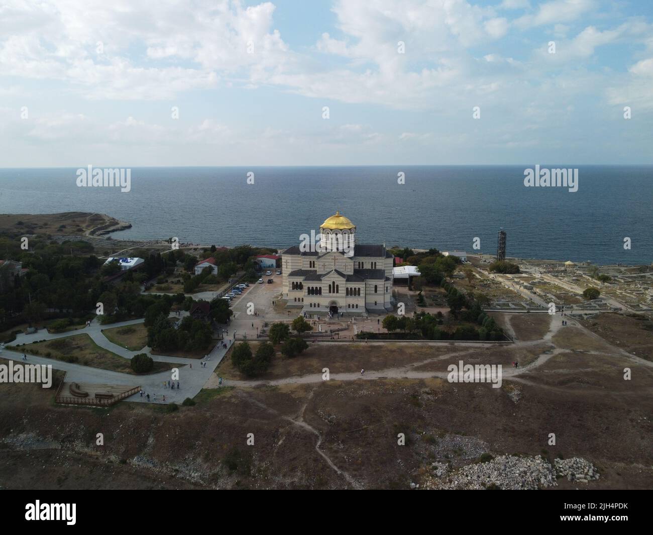Chersones Sevastopol Crimea. Ruines of the ancient Greek city of ...