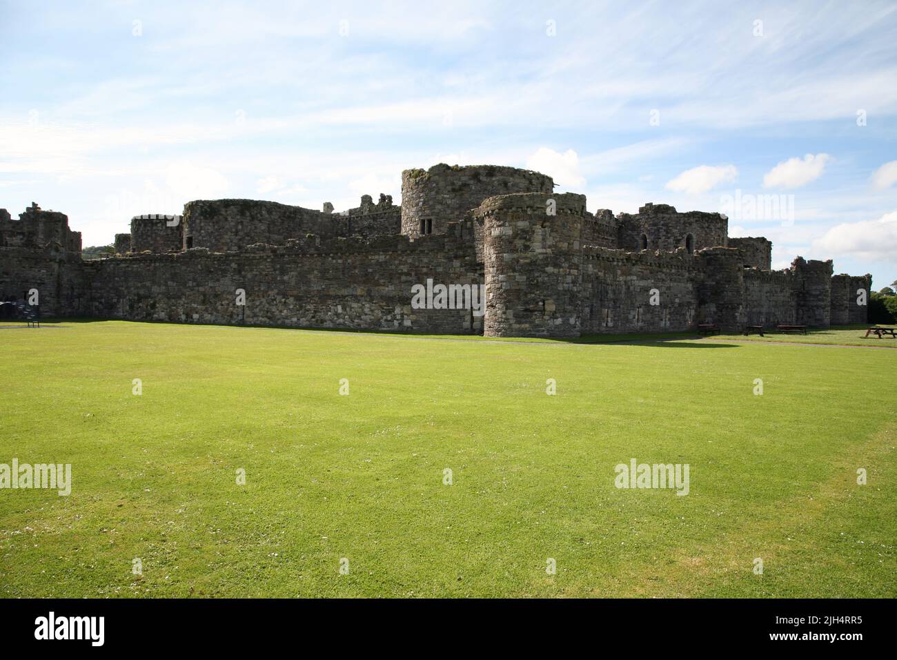 Beaumaris Castle, Anglesey / Ynys Mon, Wales Stock Photo - Alamy
