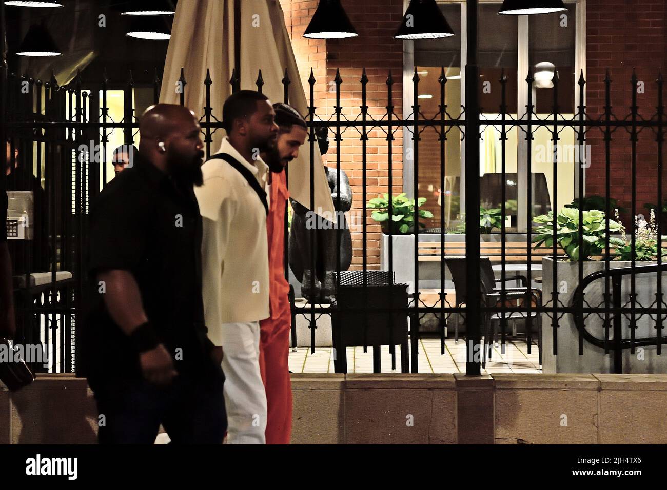 Artist Drake i Stockholm, Sweden 14 July 2022 Photo: Lars Hoglund / TT ...