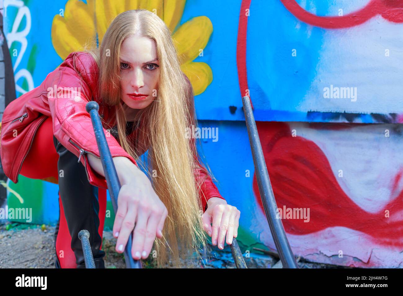 Graffiti model hi-res stock photography and images - Alamy