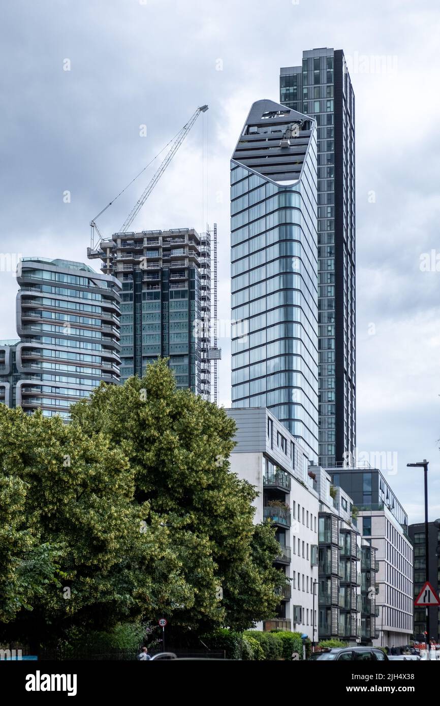 The Chronicle Tower, Canaletto Tower and Carrara Tower in Islington ...