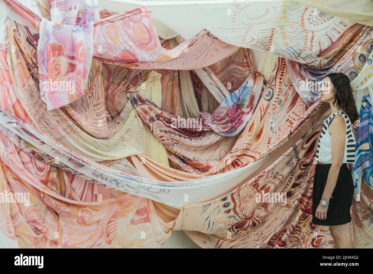 London UK 15 July 2022 Bianca Mierlea , Chelsea College of Art ...