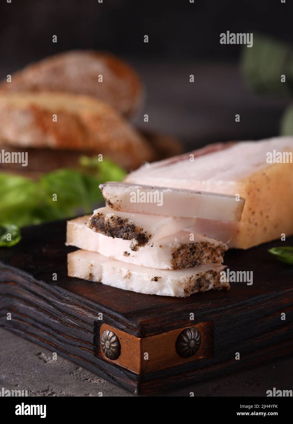 Lard with spices hi-res stock photography and images - Alamy