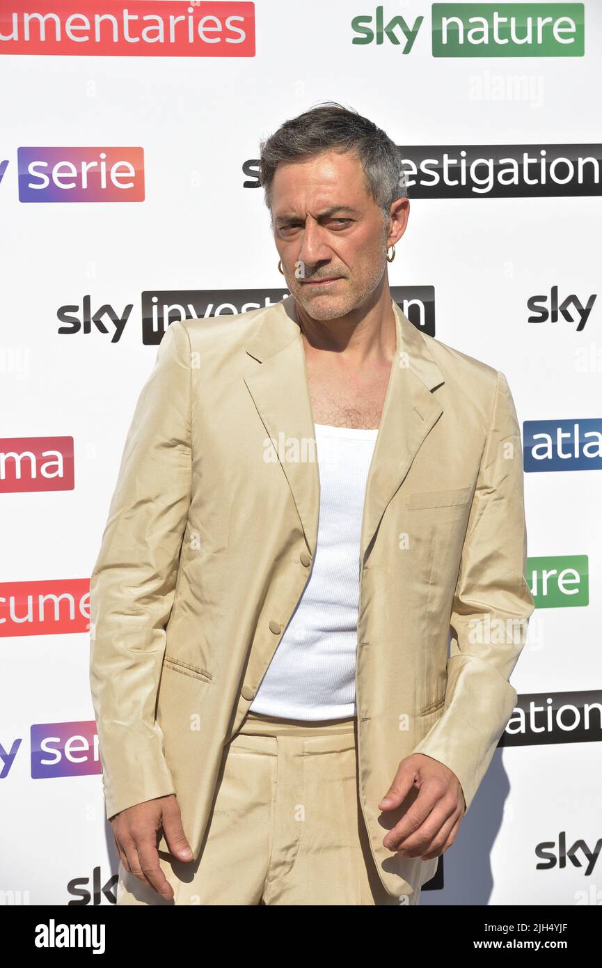 Rome, Italy. 15th July, 2022. Filippo Timi attends the Sky 2022/2023 ...