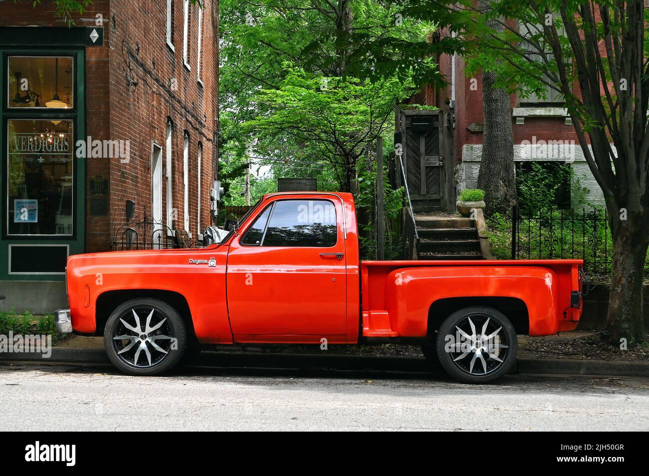 Chevrolet Cheyenne Pick Up Truck in the Cherokee Lemp Historic District ...