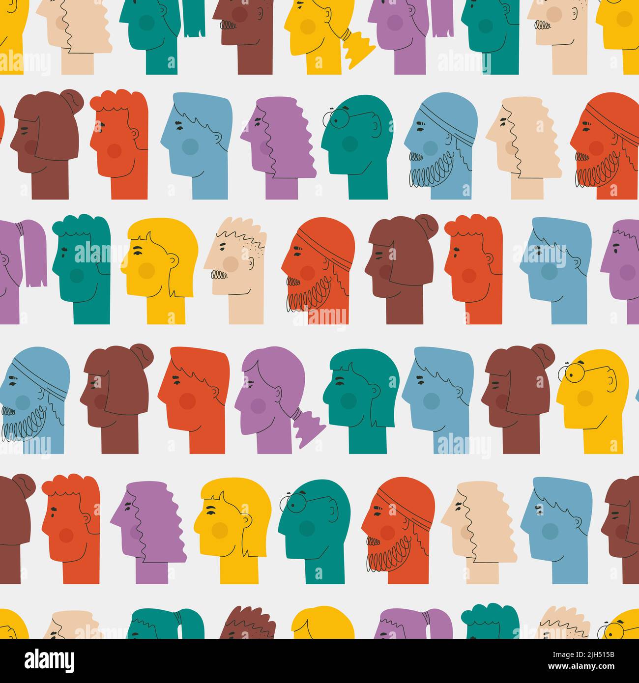 Human variation faces Stock Vector Images - Alamy