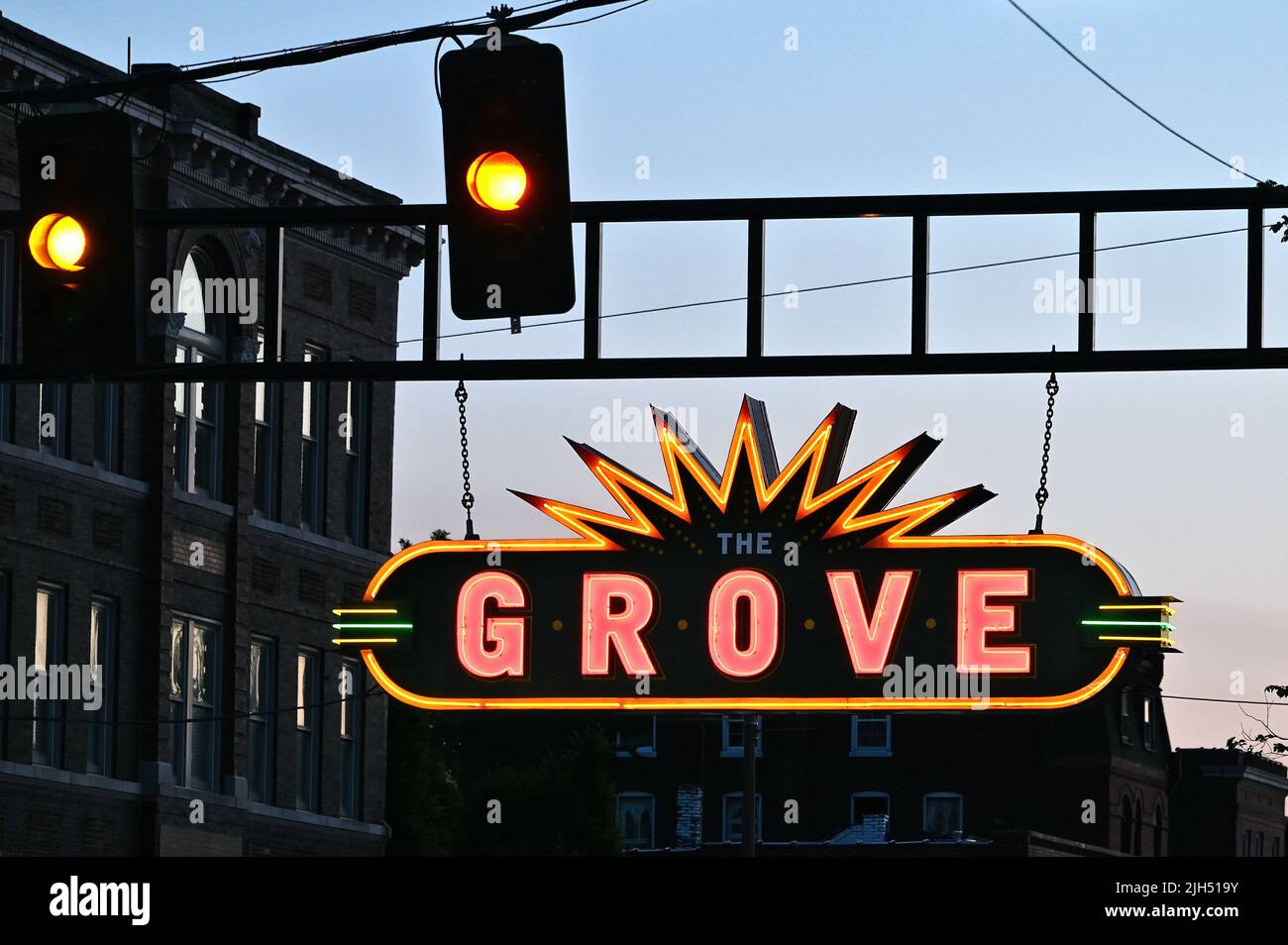 The Grove Business District, Manchester Avenue, St. Louis, Missouri ...