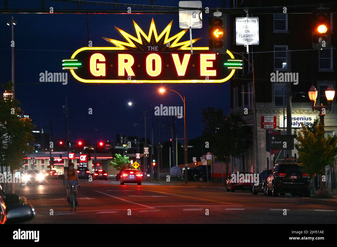 The Grove Business District, Manchester Avenue, St. Louis, Missouri ...