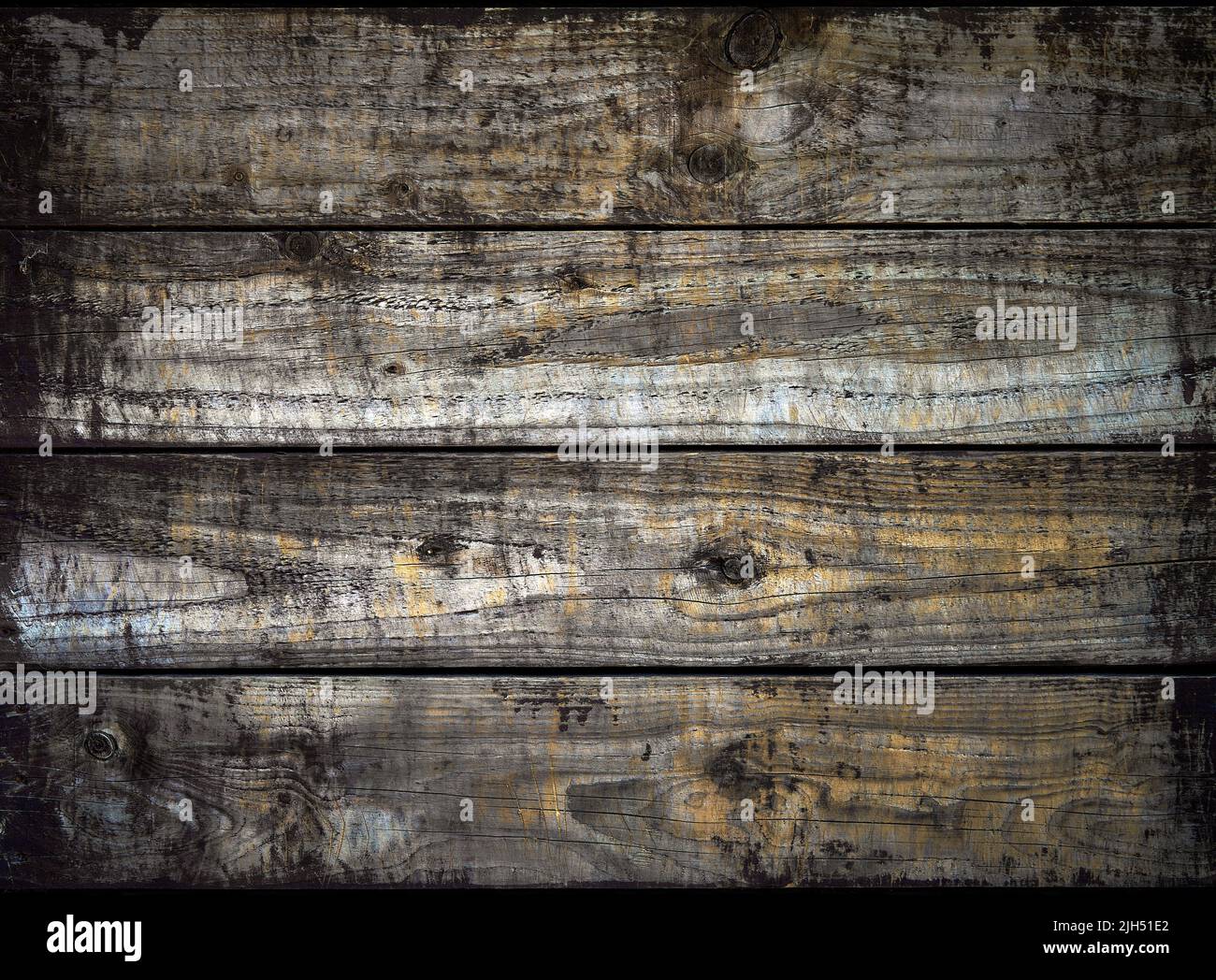 Four horizontal strips of wood as a natural background Stock Photo - Alamy