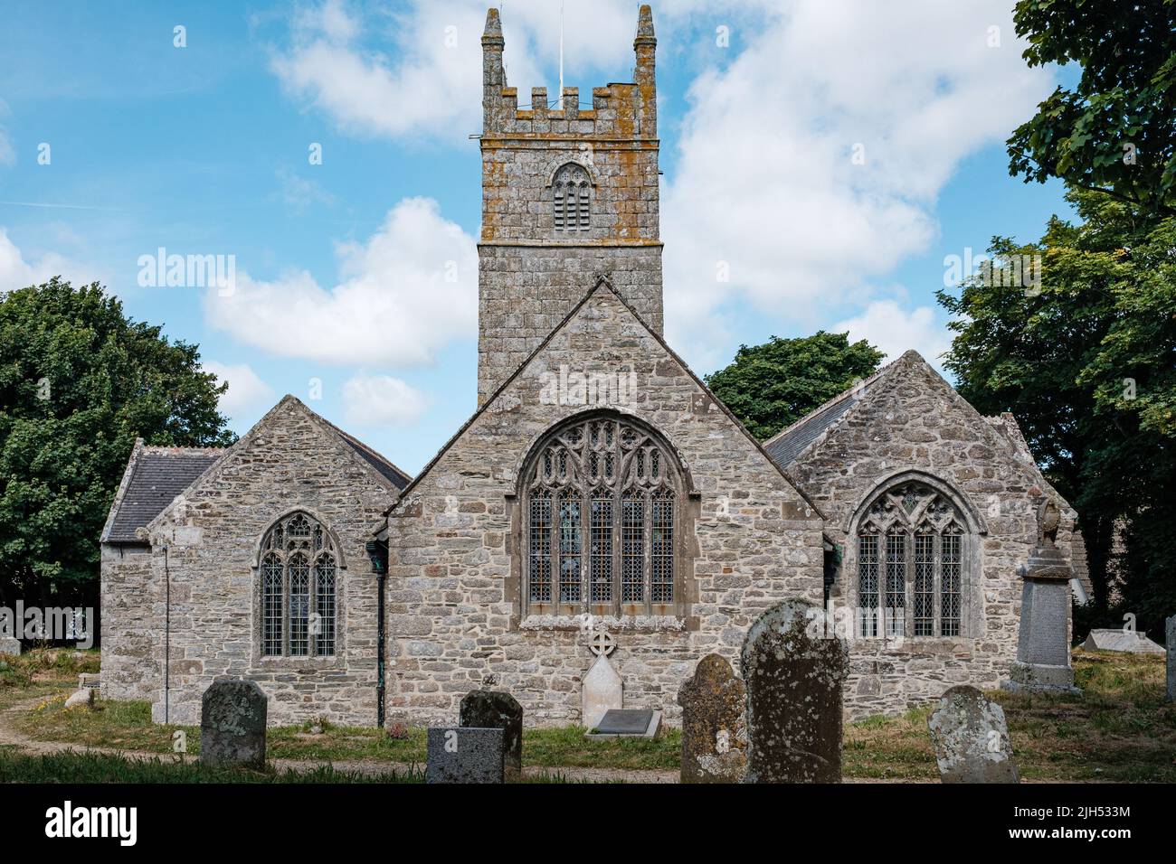 St Sithney Parish Church, Cornwall Stock Photo - Alamy