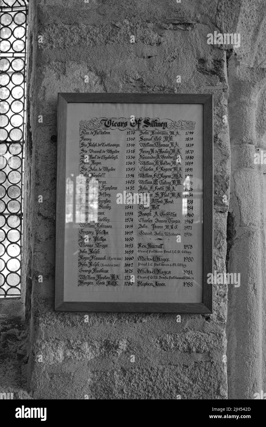 St Sithney Parish Church, Cornwall Stock Photo - Alamy