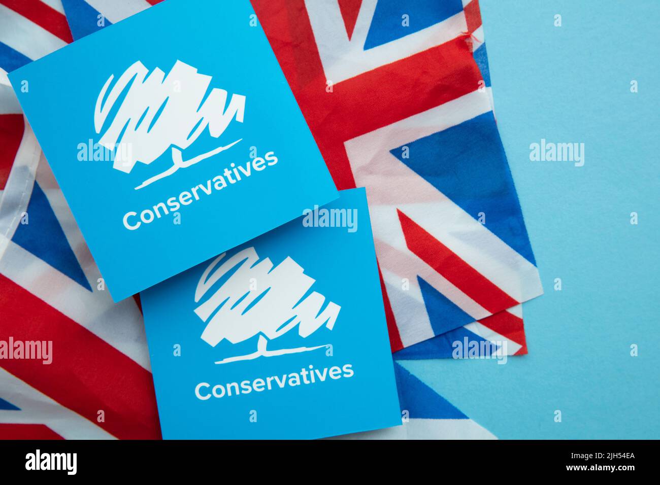 LONDON, UK - July 2022: Conservative United Kingdom political party ...