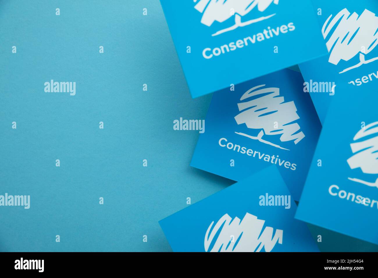 LONDON, UK - July 2022: Conservative United Kingdom political party ...