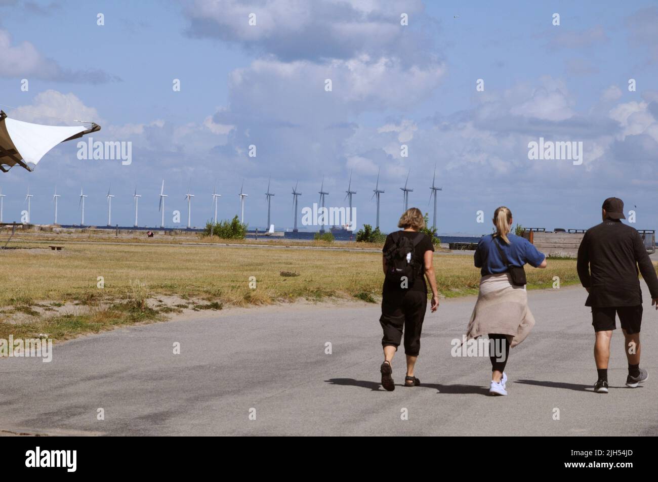 Kastrup/Copenhagen/Denmark/15 July 2022/ Life at Amager strand park ...