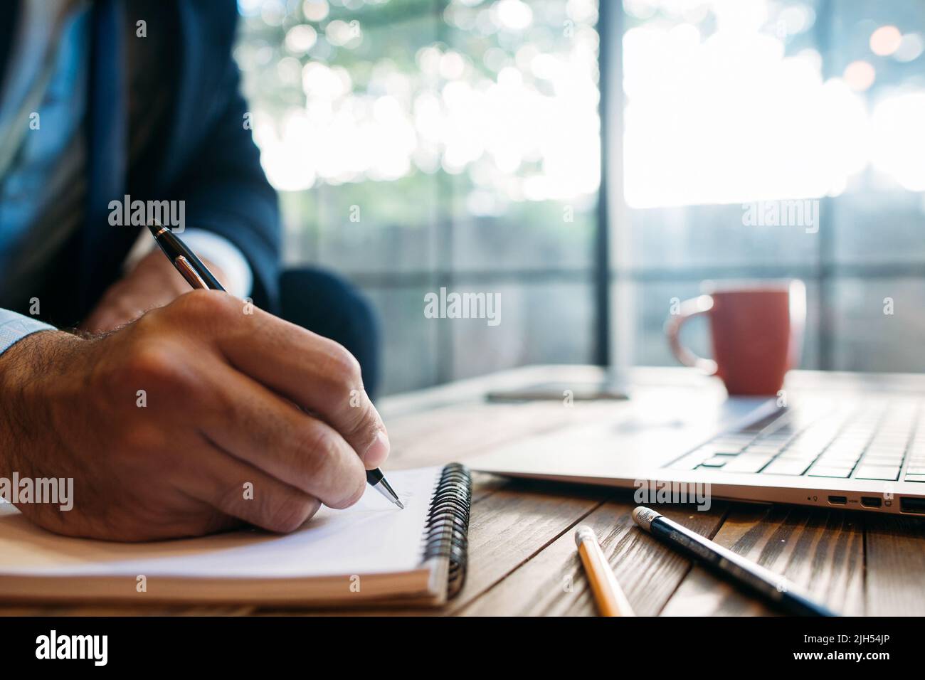 Male hand writing on diary hi-res stock photography and images - Alamy